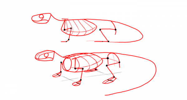 SketchBook Original: How to Draw Lizards – Monika Zagrobelna